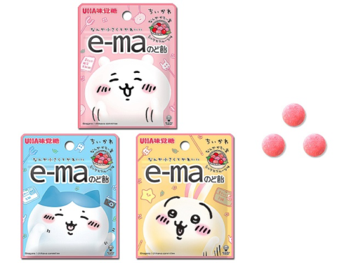 UHA味覚糖「e-maのど飴 ちいかわ」シリーズ！販売店はどこ？種類は？第4弾が2025年より新発売！ぷにキャラグミも2025年7月より登場！